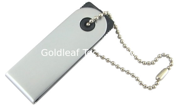 New creative mini metallic swivel USB flash drive with free ball chain 1GB to 32GB