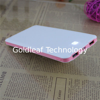 Elegant design high standard portable charger power bank with flash image