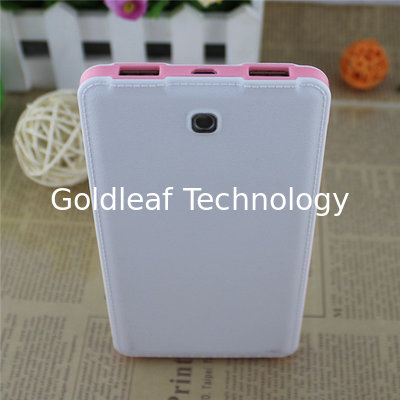Elegant design high standard portable charger power bank with flash image