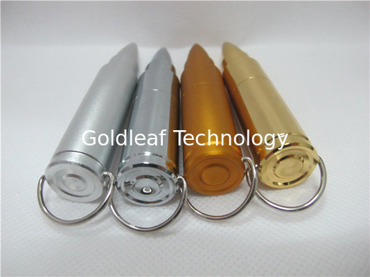 Metallic bullet USB flash drive with key ring 1GB 2GB 4GB