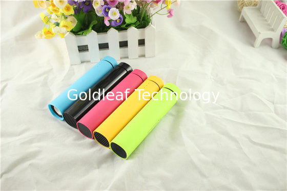 Mini speaker power bank bright color casings 4000mah for mobile phones tablets