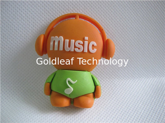 Customizing OEM music boy PVC usb flash drive 16Gb
