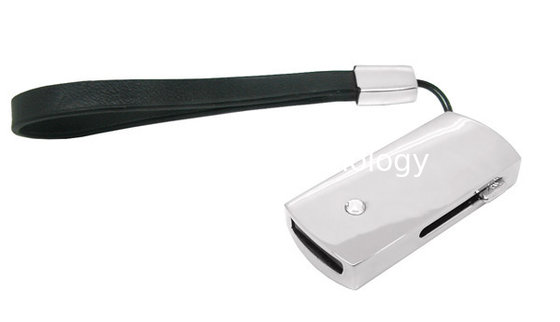 Mini metal usb with lanyard leather lanyard best price 2G 4G 8G