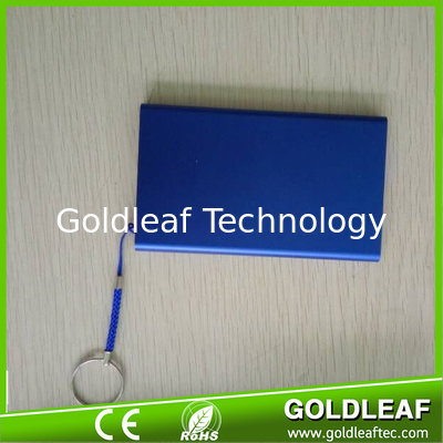 2016 hot selling power bank metallic casing with keyring 4000mah