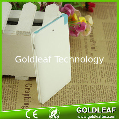 Super slim Credit card power bank 2500mah for mobile phone