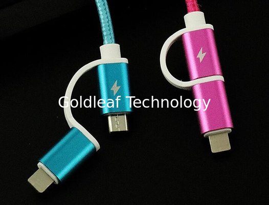2 in 1 usb cable charging cable for iphone