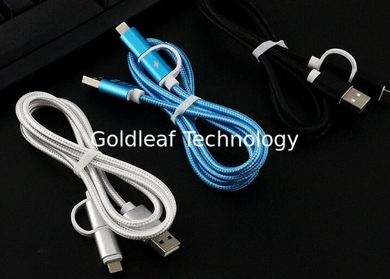 2 in 1 usb cable charging cable for iphone