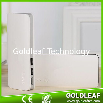 New creative 3 USB port high capacity power bank 12000mah for phone