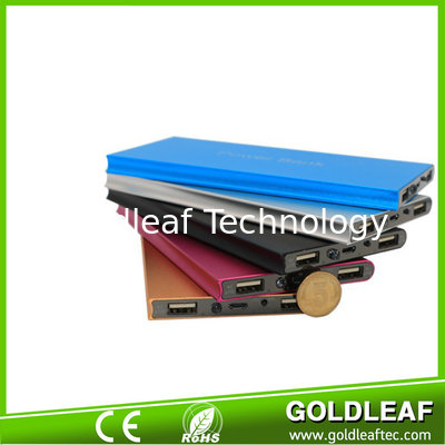 Metallic book shape power bank 8000mah phone charger