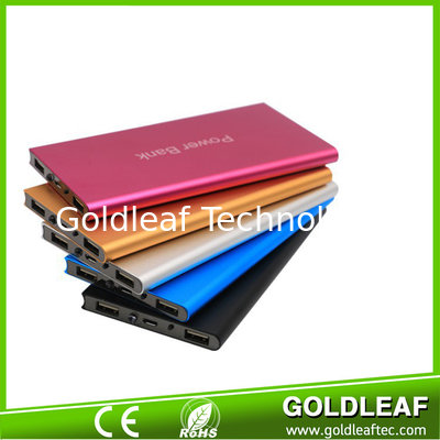 Metallic book shape power bank 8000mah phone charger