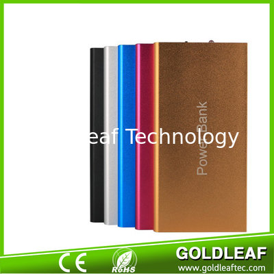 Metallic book shape power bank 8000mah phone charger