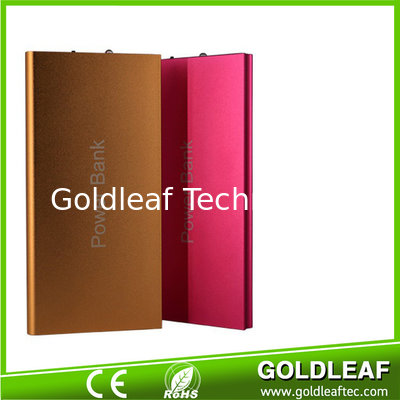 Metallic book shape power bank 8000mah phone charger