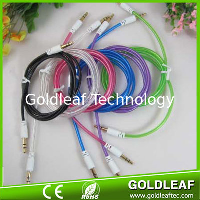 2017 hot selling colorful audio cable