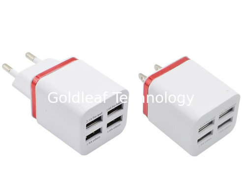 4 USB charger travel adaptor oem chargers for Europe and American