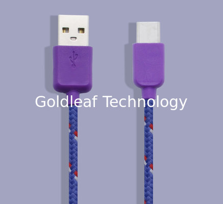 New Products Nylon Woven Mobile Smart Phone Accessories Micro Type-C Fast Charging Data