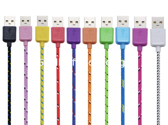 New Products Nylon Woven Mobile Smart Phone Accessories Micro Type-C Fast Charging Data
