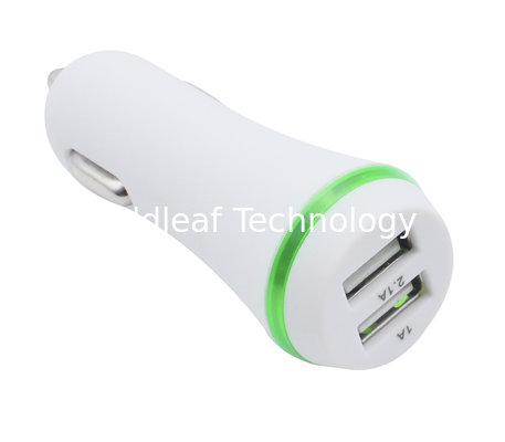 Shenzhen Universal Dual Ports Quick USB Car Charger Double USB Fast Car LED Luminous car charger
