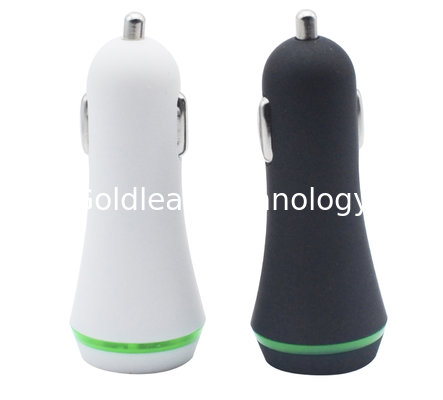 Shenzhen Universal Dual Ports Quick USB Car Charger Double USB Fast Car LED Luminous car charger