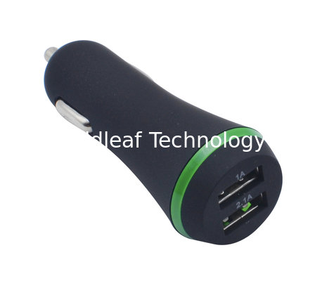 Shenzhen Universal Dual Ports Quick USB Car Charger Double USB Fast Car LED Luminous car charger