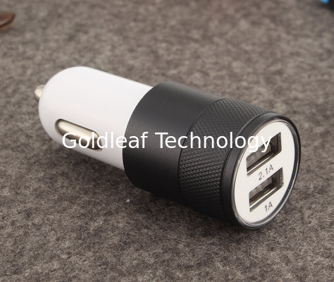 Shenzhen Factory Supply Aluminum 12V Car Battery Charger Emergency Dual USB Car Charger For Mobile Tablet