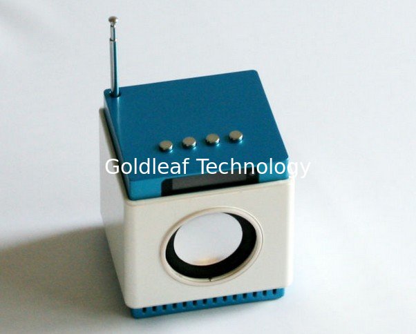 2014 best selling mini car speakers colorful casing at bottom price