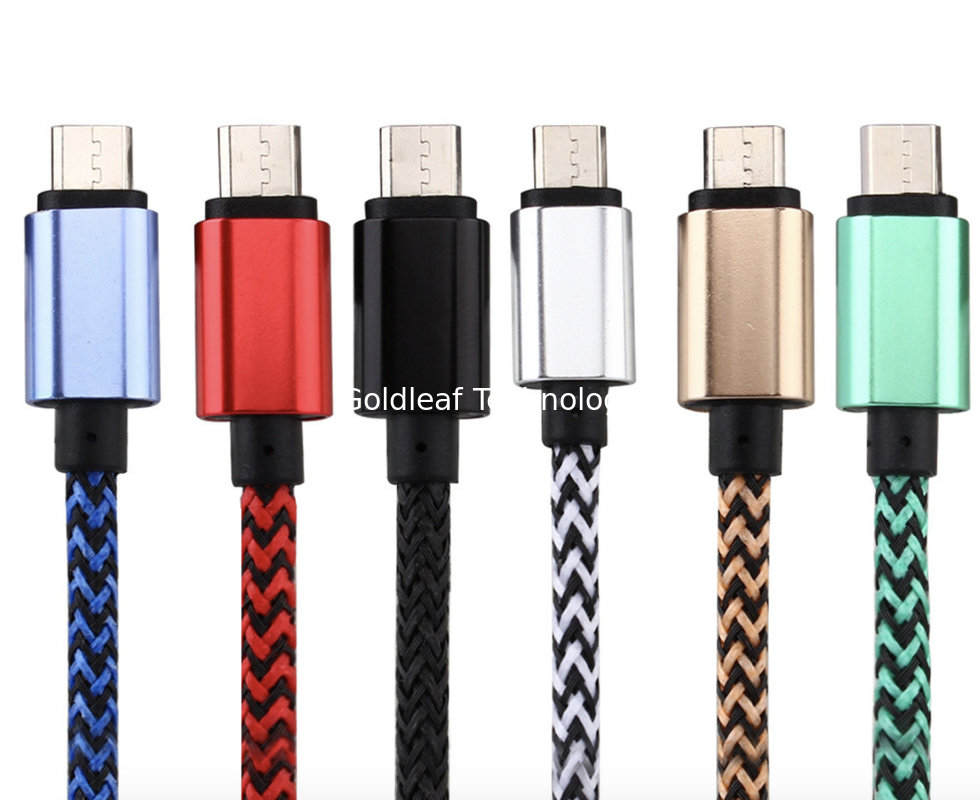 Factory hot selling rope type-C usb cable usb 3.0 fast speed