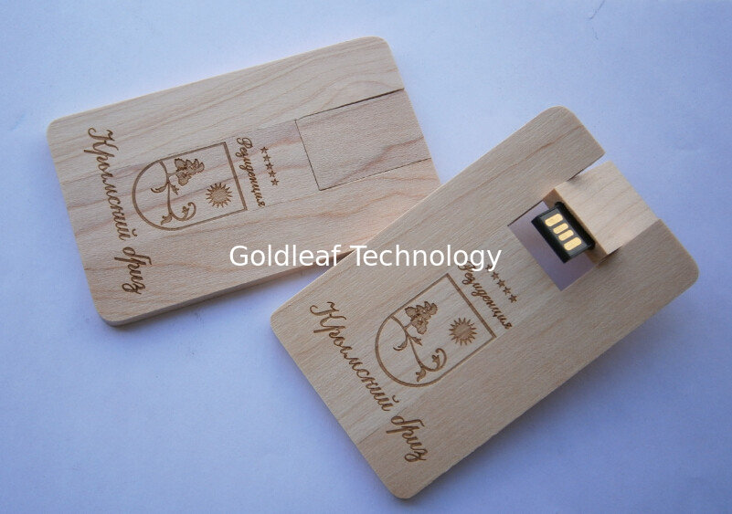 factory wholesale wooden card usb flash drive usb storage free logo printing