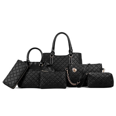 Flower emboss PU leather handbag for women new fashion set bag top quality bag women handbag