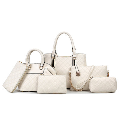 Flower emboss PU leather handbag for women new fashion set bag top quality bag women handbag