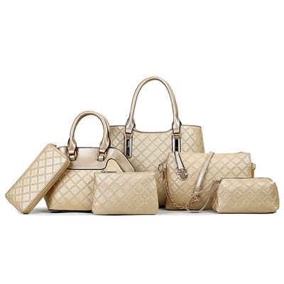 Flower emboss PU leather handbag for women new fashion set bag top quality bag women handbag