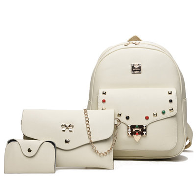 New Fashion Women Backpack PU Shoulder Messenger Bag Mini Satchel Tote Purse Bag
