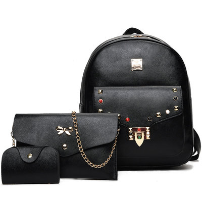 New Fashion Women Backpack PU Shoulder Messenger Bag Mini Satchel Tote Purse Bag