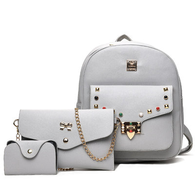 New Fashion Women Backpack PU Shoulder Messenger Bag Mini Satchel Tote Purse Bag