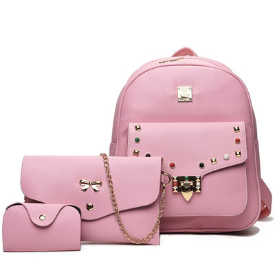New Fashion Women Backpack PU Shoulder Messenger Bag Mini Satchel Tote Purse Bag