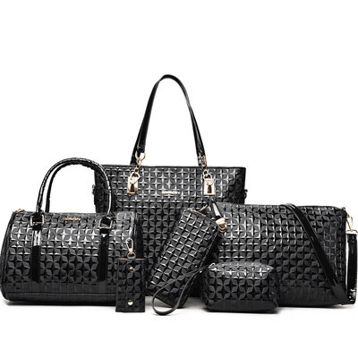 Women Lady Leather handbag set Clutch Wallet Long PU Card Holder Purse Handbag NEW