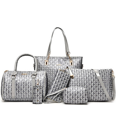 Women Lady Leather handbag set Clutch Wallet Long PU Card Holder Purse Handbag NEW
