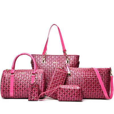 Women Lady Leather handbag set Clutch Wallet Long PU Card Holder Purse Handbag NEW