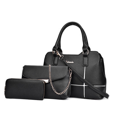 Women pu Leather handbag set Wallet PU Card Holder Lady Purse Handbag Envelope Bag