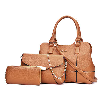 Women pu Leather handbag set Wallet PU Card Holder Lady Purse Handbag Envelope Bag