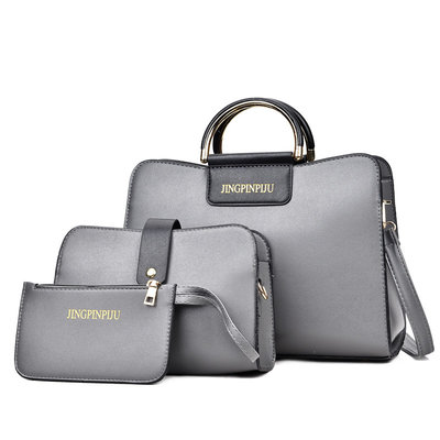 Women Girl Messenger Bag PU Leather Satchel Lady Handbag Shoulder Bags Brown