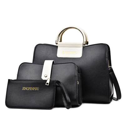 Women Girl Messenger Bag PU Leather Satchel Lady Handbag Shoulder Bags Brown