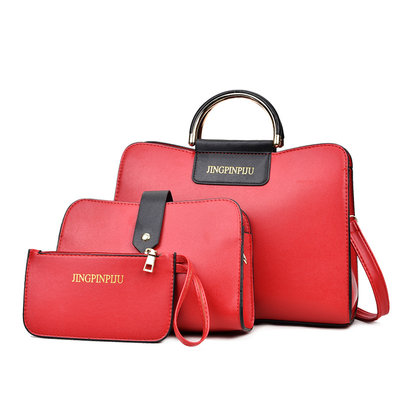 Women Girl Messenger Bag PU Leather Satchel Lady Handbag Shoulder Bags Brown