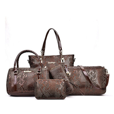Fashion Women PU Leather Handbag Portable Chain Woven Messenger Shoulder Bag New