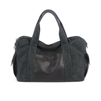 Women Canvas Stripe Handbag Summer Beach Shoulder Bags Messenger Tote Hand Bag