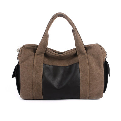 Women Canvas Stripe Handbag Summer Beach Shoulder Bags Messenger Tote Hand Bag