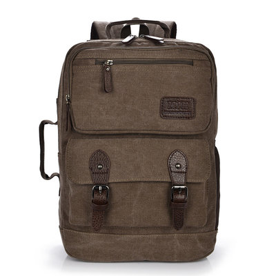 Canvas Women's BackPack Big Capacity Candy Colors School Bag For Teenagers Girls