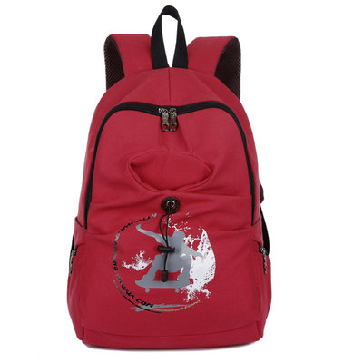 Fashion Women Girls Canvas Travel Shoulder Bag Handbg Backpack School Rucksack