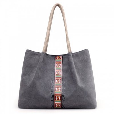 Vintage Canvas Leather Messenger School Bag