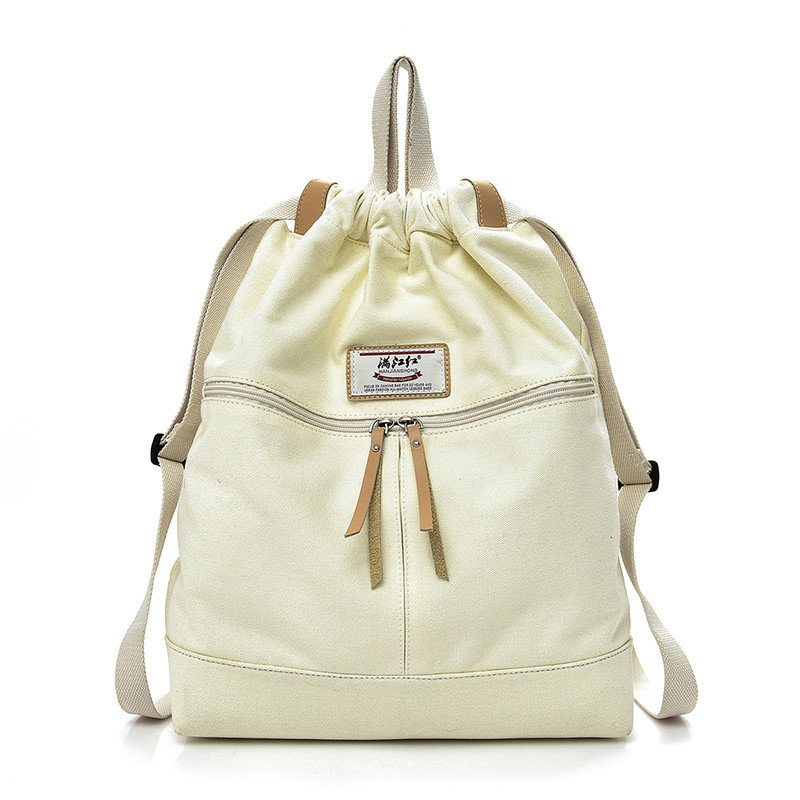 Vintage Women's Canvas Travel Satchel Shoulder Bag Backpack School Rucksack Lot