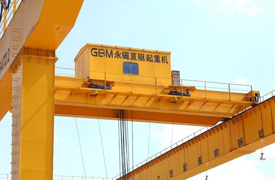 Integral direct-drive permanent magnet Crane crab